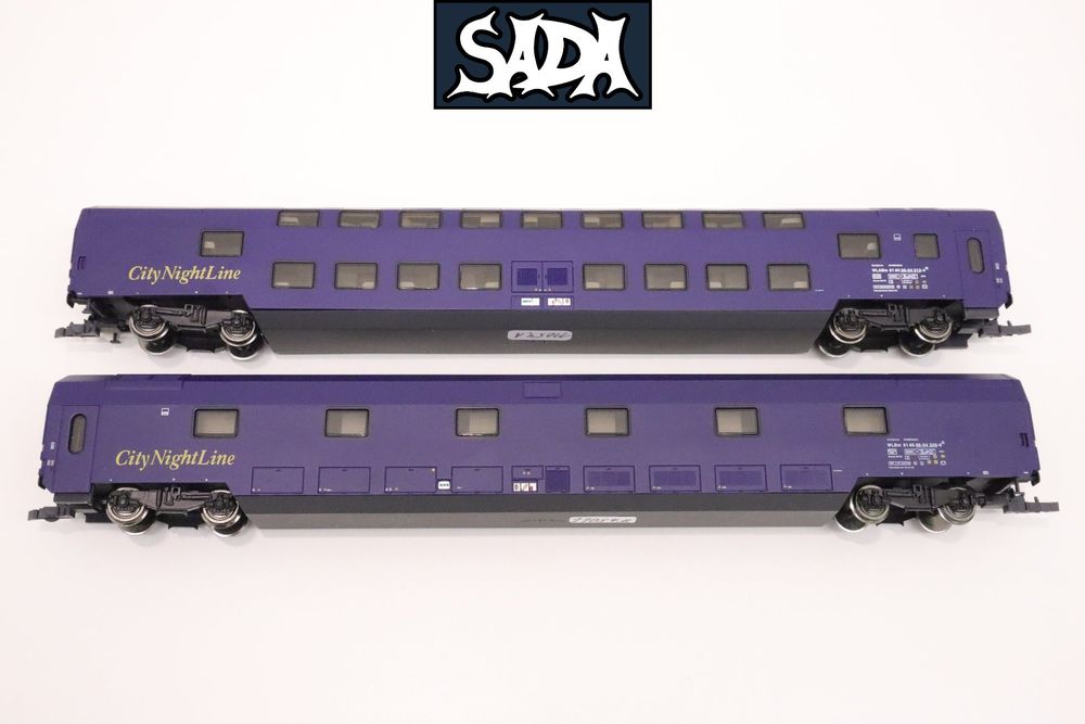 Heris 11054 CNL Doppelstockschlafwagen WLABm & WLAm, DC H0 (Gebraucht ...