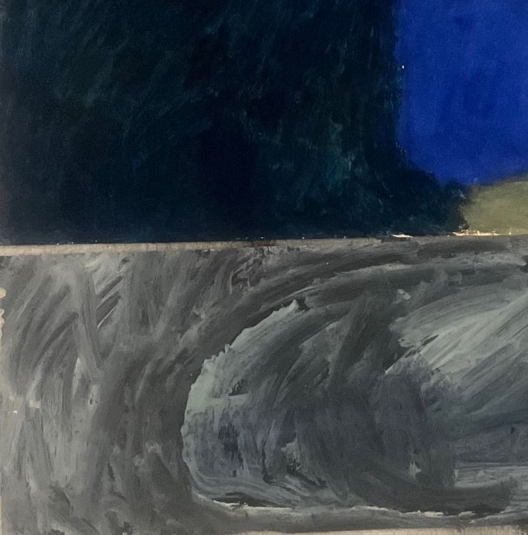 3x Abstrakte Mischtechnik aus Galleri Nachlass | Kaufen auf Ricardo