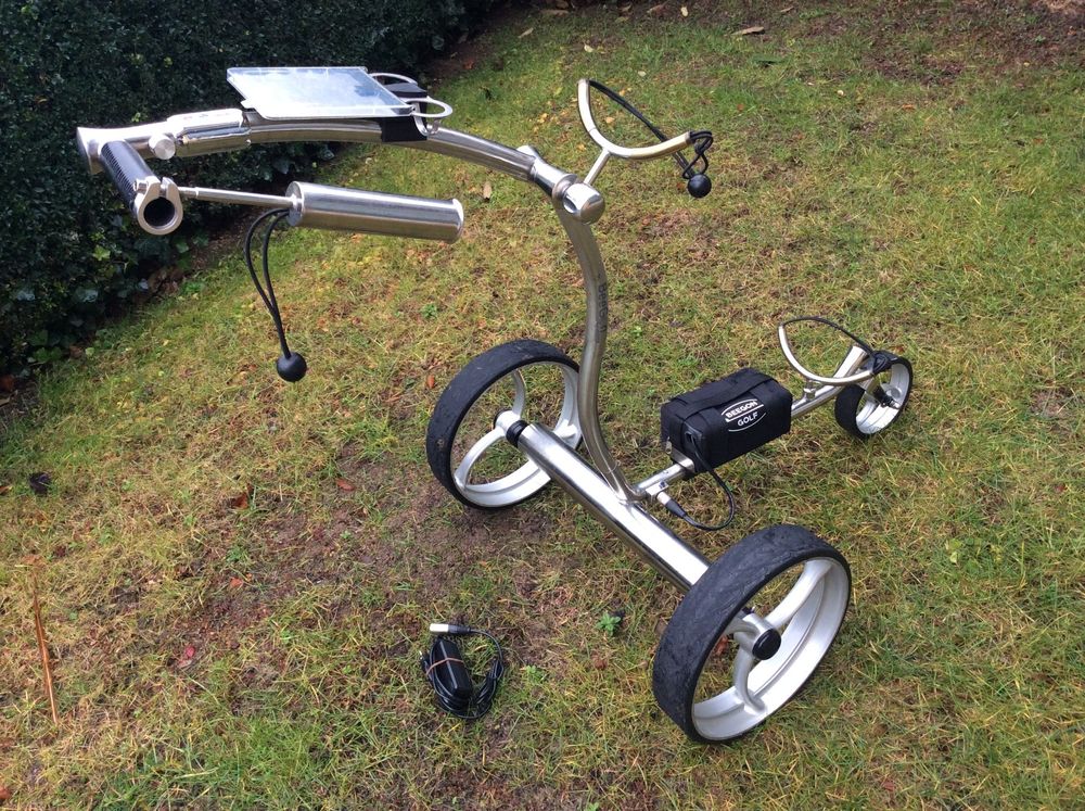Golf Trolley, BeeGon GT-ES-900-Pro, Edelstahl poliert (Gebraucht) in ...