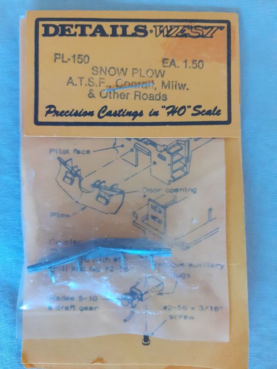 Details-West PL 150: Schneepflug für Diesellok | Kaufen auf Ricardo