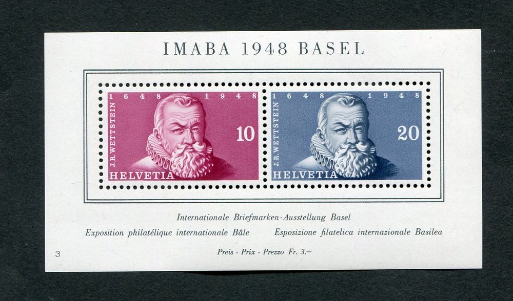 Timbre Suisse 1948 Imba basel , voir Photos | Kaufen auf Ricardo
