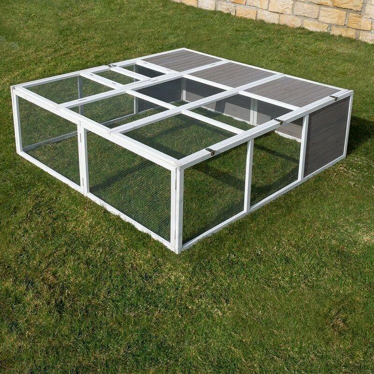 MyAnimal MH-06 Hasenstall XXL hellgrau (Neu und originalverpackt) in ...