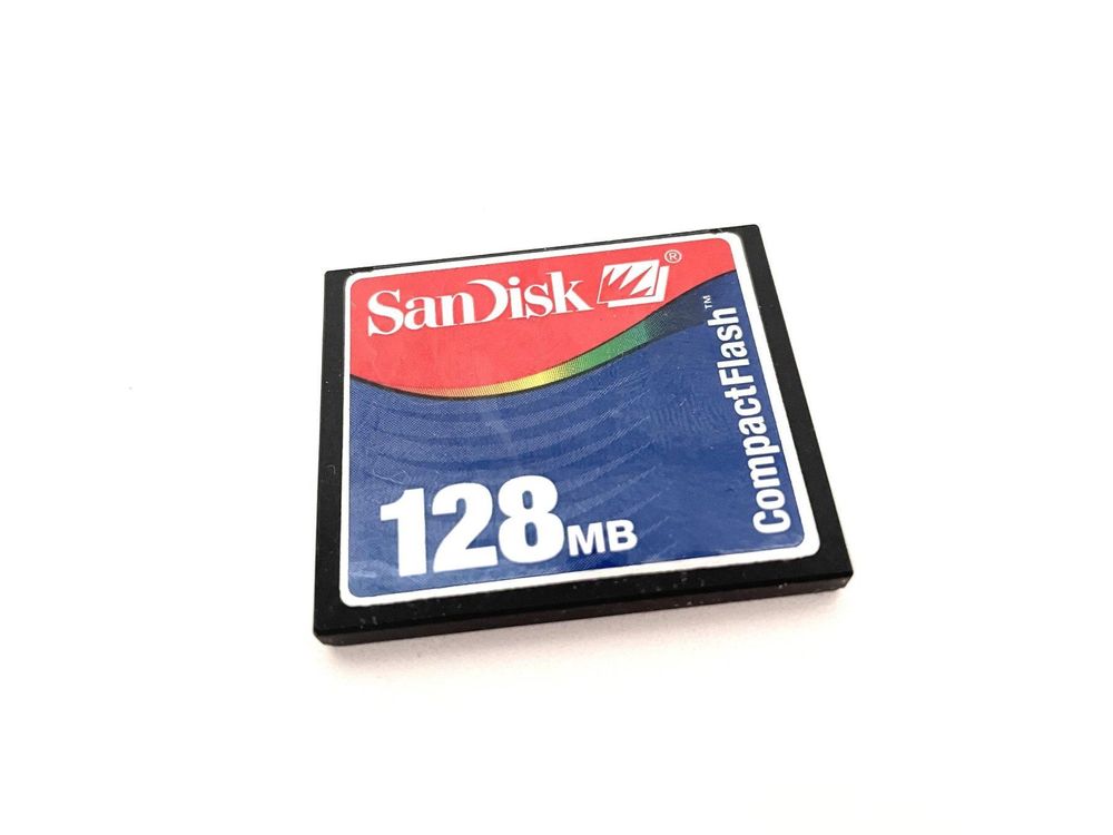 SanDisk CompactFlash 128MB Karte ab 1.- | Kaufen auf Ricardo