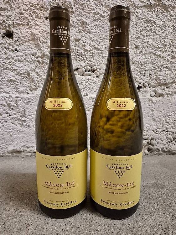 2x François Carillon Mâcon-Igé blanc 2022 (Neu (gemäss Beschreibung ...