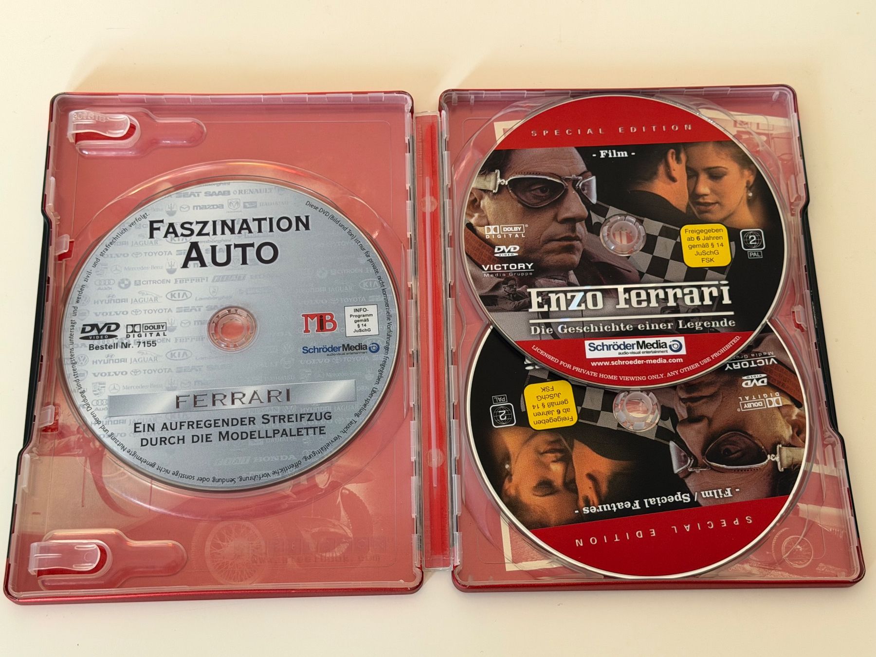 Enzo Ferrari DVD - Die Geschichte einer Legende - Steelbook (Gebraucht ...