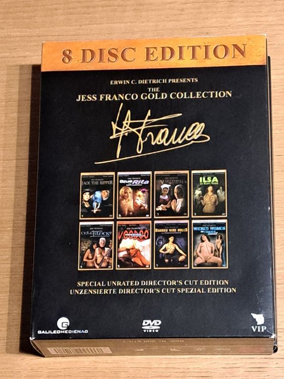 Jess Franco, Gold Collection mit 8 Filmen uncut, vergriffen | Kaufen ...