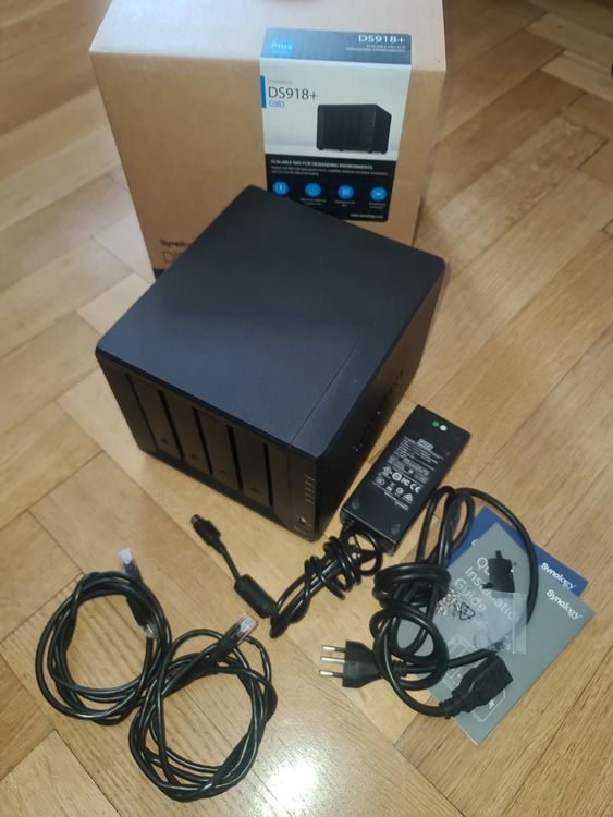 Synology DS 918+ /16GB RAM/ 2x256 GB NVMe M.2/ 4,5 TB HDDs | Kaufen auf Ricardo