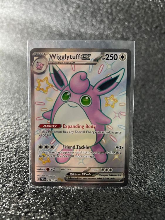 Pokémon Paldean Fates - Wigglytuff EX 222/091 | Kaufen auf Ricardo