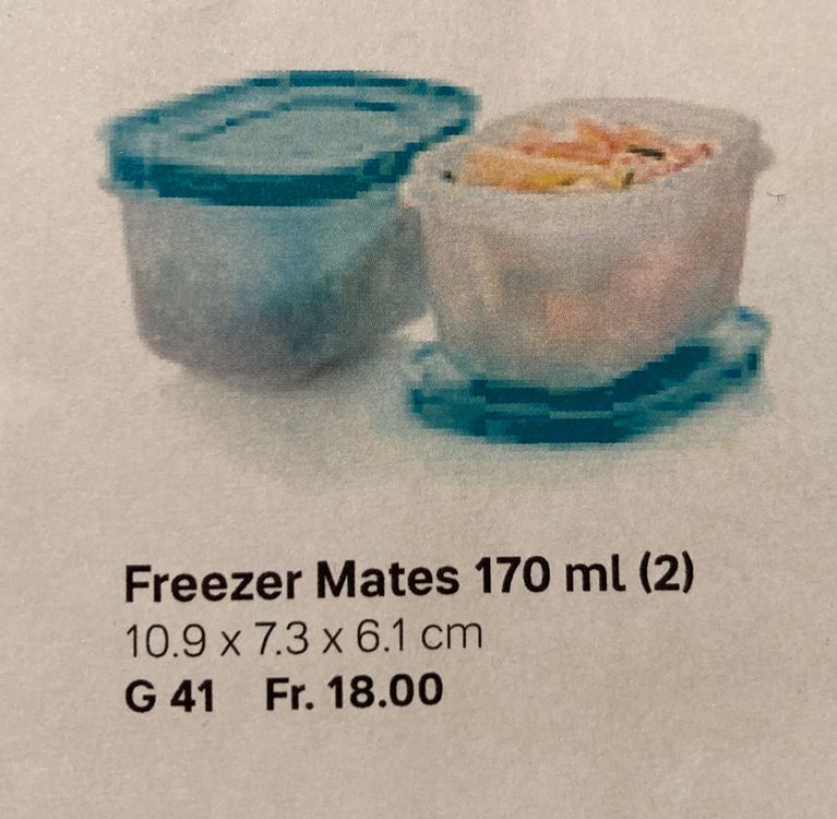 Freezer Mates Tupperware. Gefrierbehälter (Neu und originalverpackt) in ...