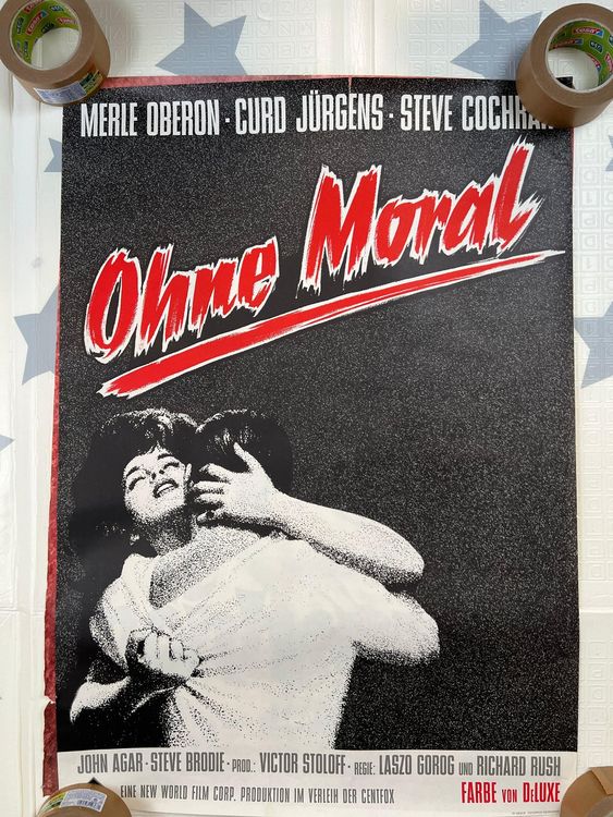 Ohne Moral Filmplakat 1962 Alte Filmplakat (Gebraucht) in Neuhausen am Rheinfall für CHF 1 – mit ...