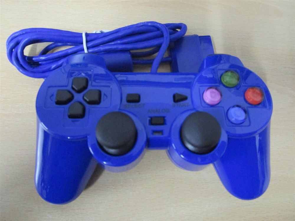 Playstation 2 Controller blau/ blue PS2 (Neu (gemäss Beschreibung)) in ...