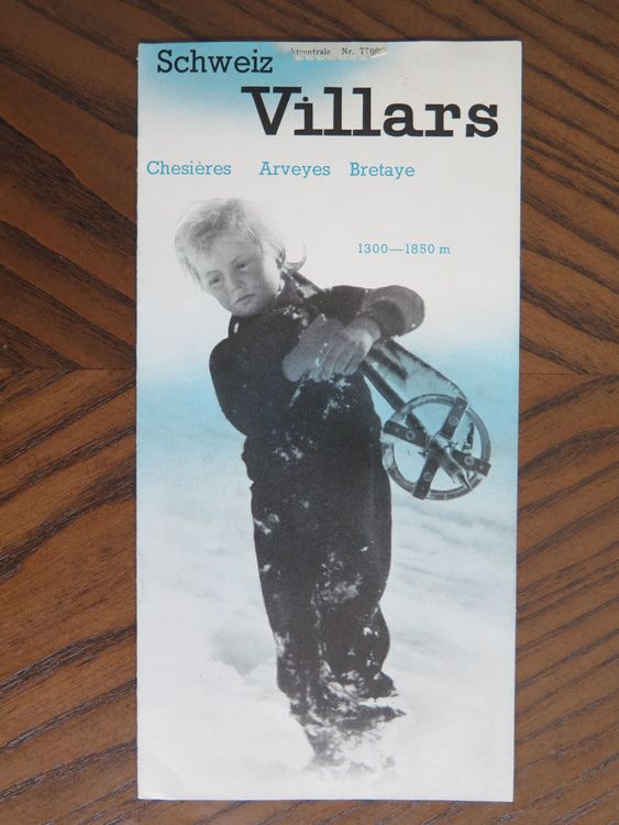VILLARS - U.A. SKIFAHREN - PROSPEKT - FALTPROSPEKT | Kaufen auf Ricardo