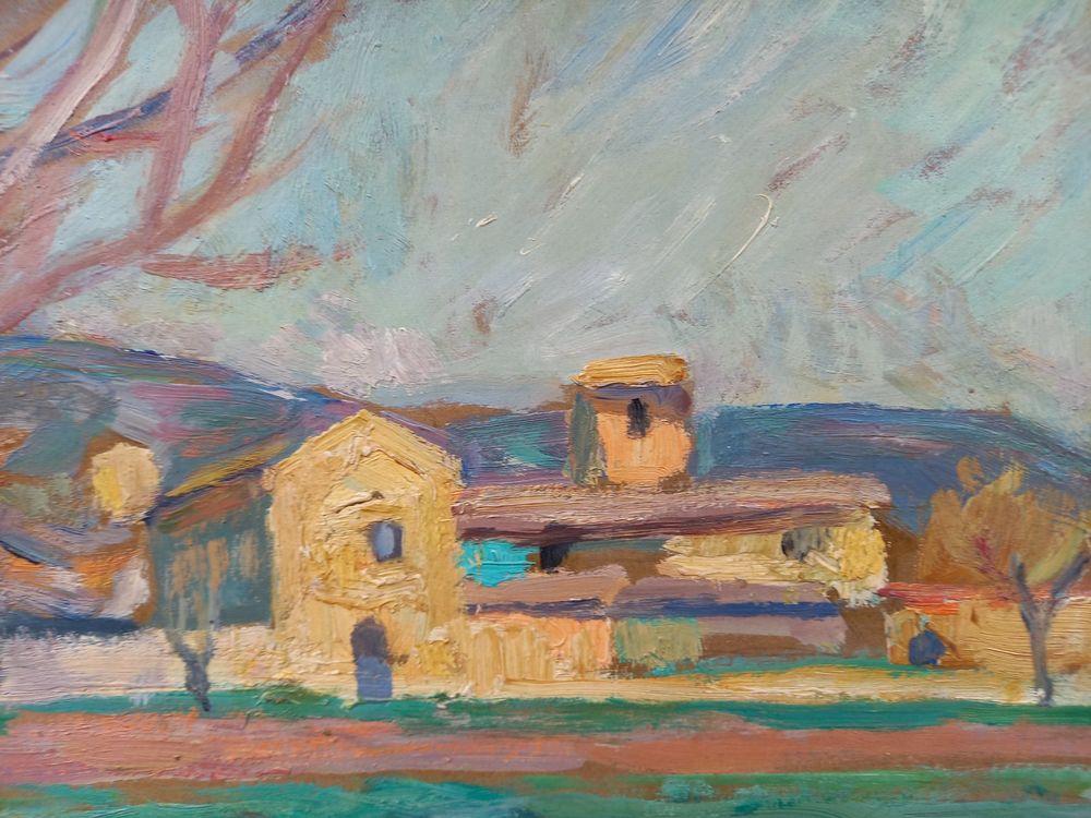 David Arnold BURNAND (1888-1975) belles scène campagnarde (Gebraucht ...