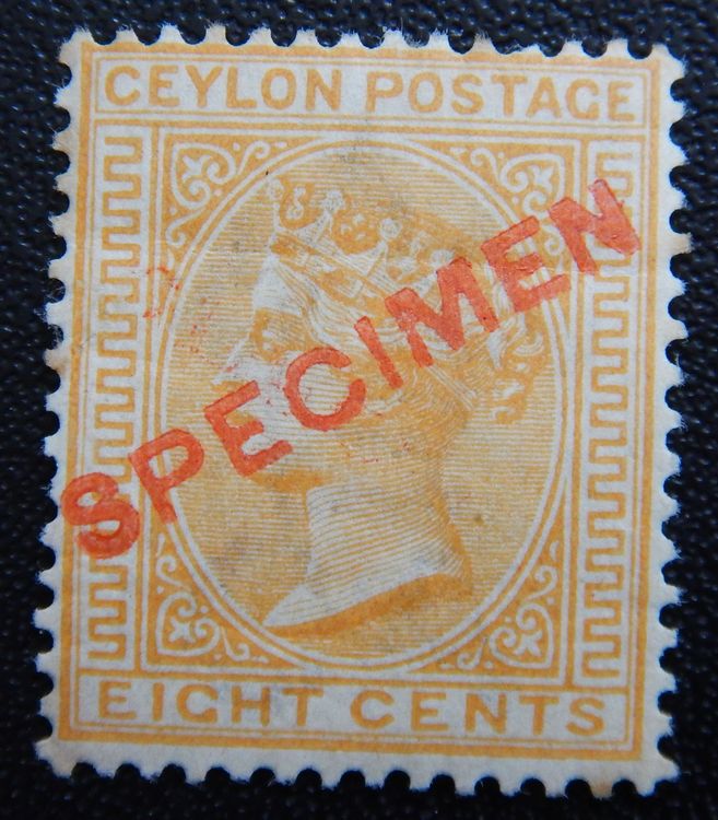 CEYLON Kat. 62 * 1883 Specimen Kat. 45 Euro (Usato) a Zürich per CHF 5 ...