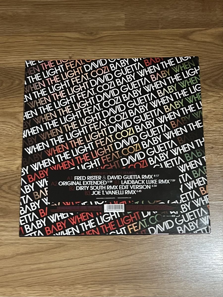 David Guetta - Baby When The Light Vinyle Remix House (Gebraucht) in ...
