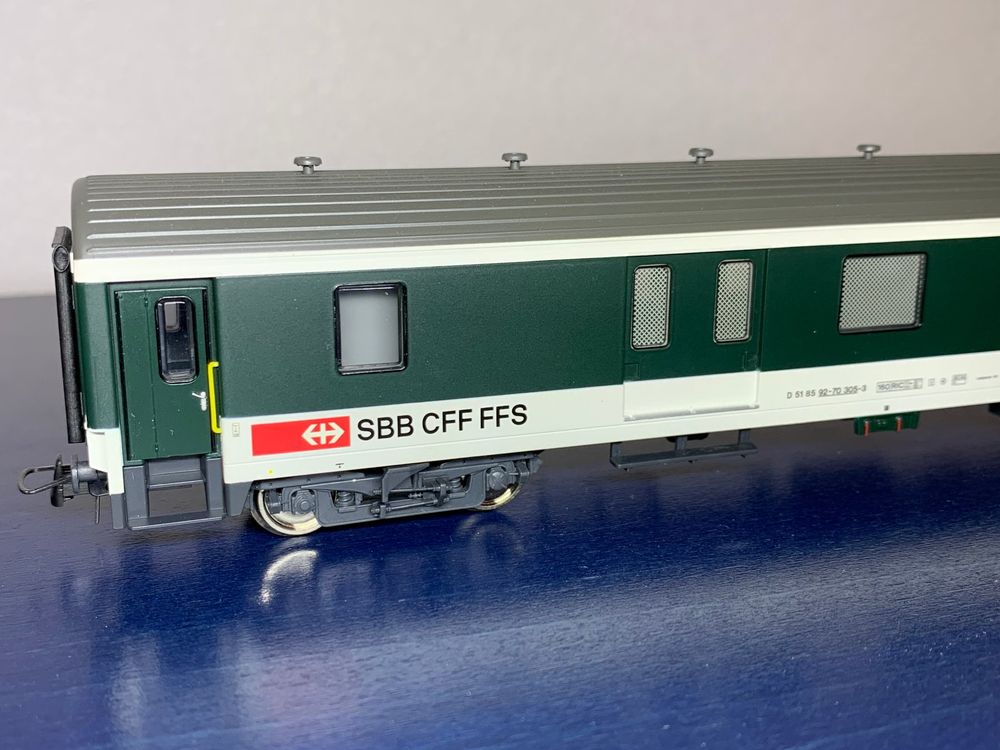 SBB CFF IC Gepäckwagen - fourgon MC 76 vitres grillagées | Comprare su ...