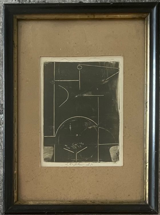 Sehr Interessante Radierung Unl.Sig (Gebraucht) in Root für CHF 50 – mit Lieferung auf Ricardo ...