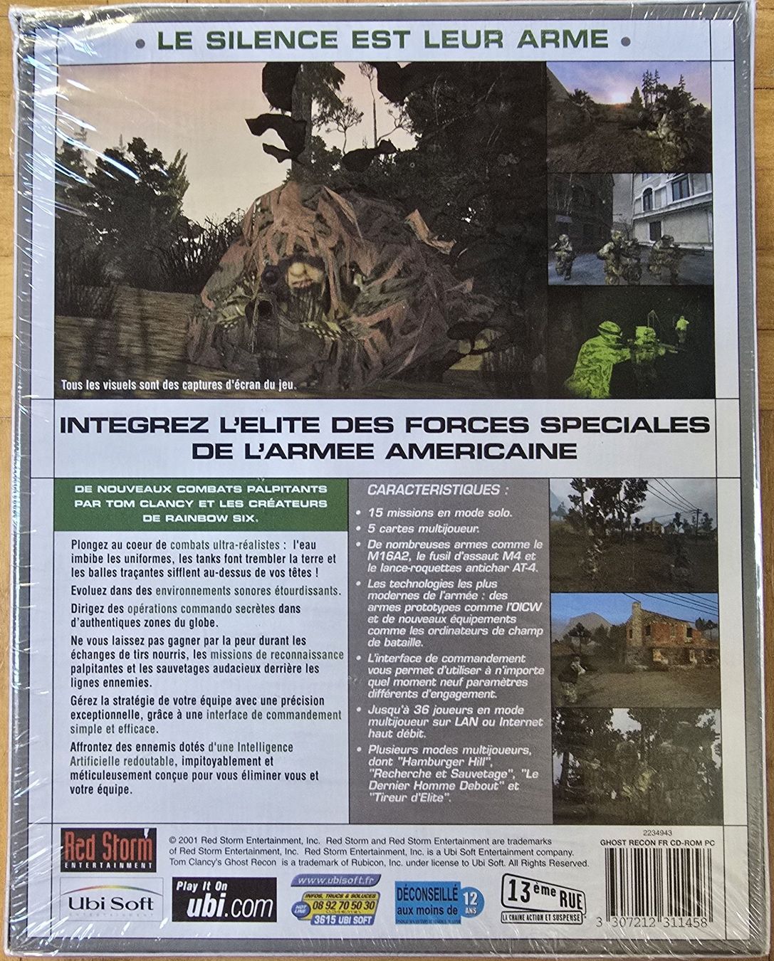 PC Big Box : Ghost Recon (Blister) (D'occasion) à Froideville pour CHF ...