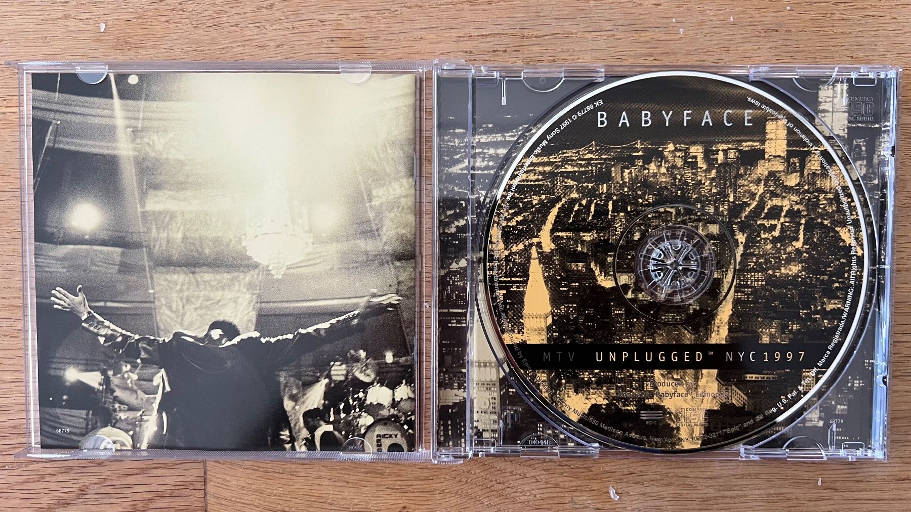 Babyface - MTV Unplugged NYC 1997 / CD - 1. US-Press. 1997 (Gebraucht ...