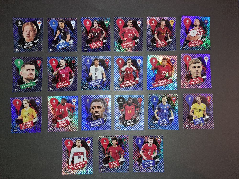 Topps UEFA Euro Stickers, alle 21 Artists, Euro Border | Kaufen auf Ricardo