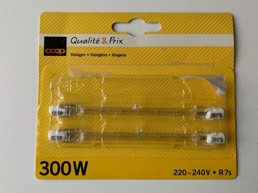 Halogen Röhrli 300 Watt (Neu und originalverpackt) in Oftringen für CHF ...
