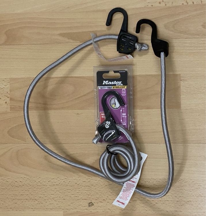 2x Master Lock Steelcor Spanngummi 15-100cm [Neu] (Neu (gemäss ...