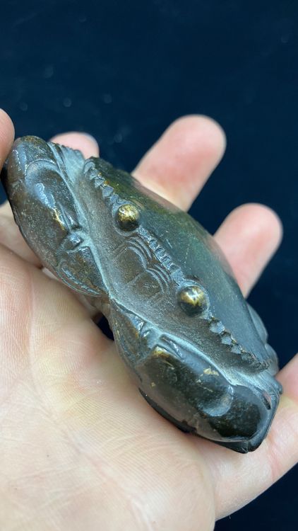 Crabe bronze ? signé JALLOT Krabbe Skulptur Art Deco Deko (Gebraucht ...