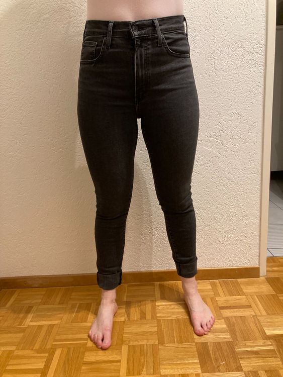 Levi's Jeans Mile High Super Skinny - schwarz (Gebraucht) in Heerbrugg ...
