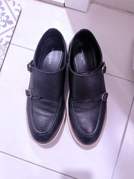 Lawrence Grey - Chaussure à lacets en cuir à double boucle - (Neuf ...