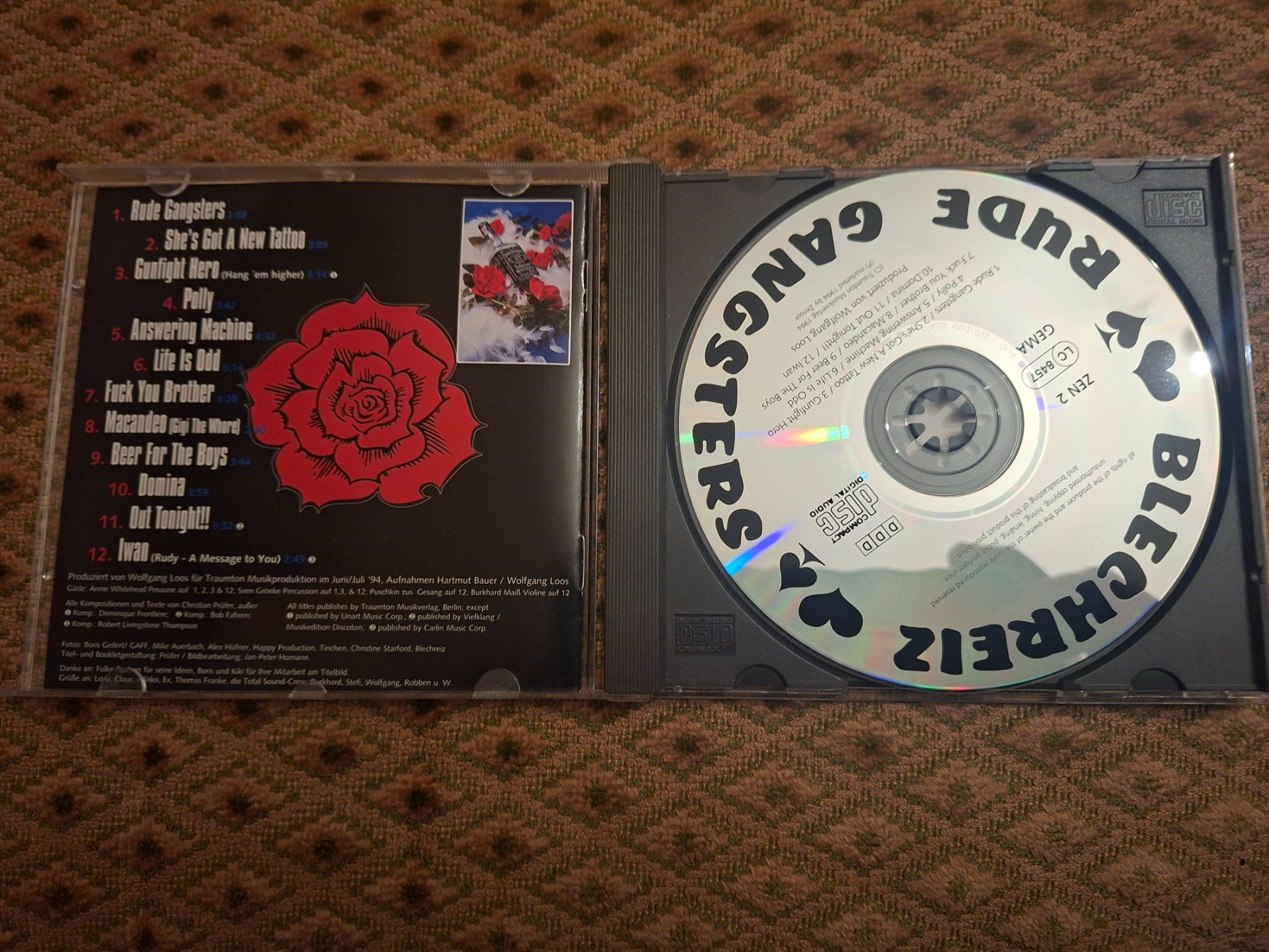 Rare CD - German SKA - Blechreiz - Rude Gangsters - 1994 (Gebraucht) in ...