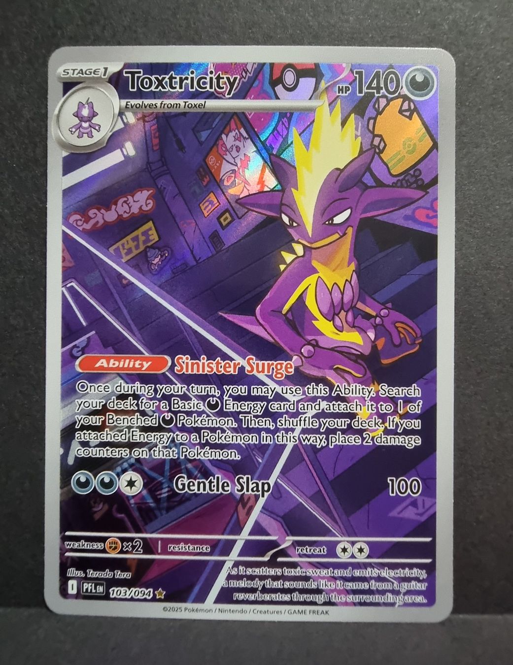 Pokémon Toxtricity 103/094 Phantasmal Flames🇱🇷 (Neu (gemäss ...