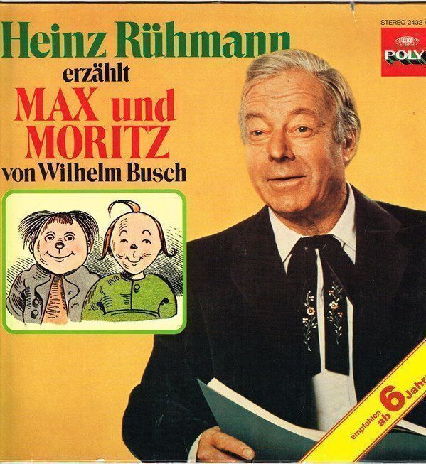Heinz Rühmann Erzählt Max Und Moritz Von Wilhelm Busch (LP) (Gebraucht ...