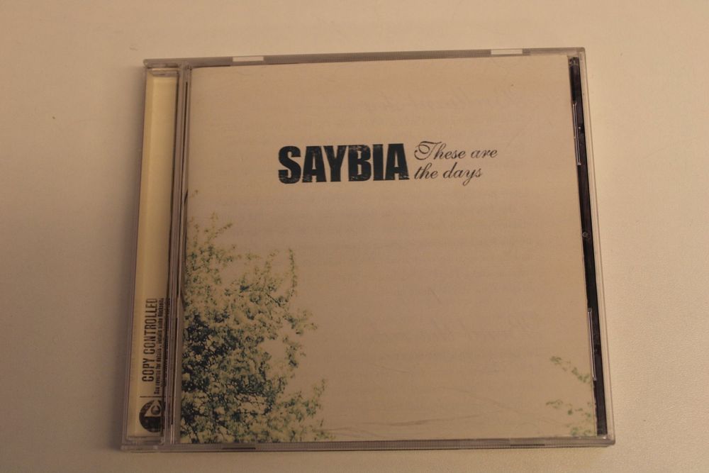 Saybia – These Are The Days F1, CD (Gebraucht) in Sessa für CHF 0.5 ...