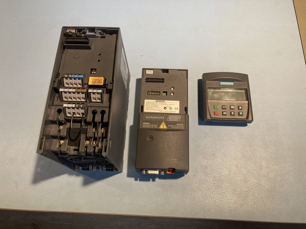 Siemens Micromaster 420 inkl. ProfiBus-Modul und Display/BOP (Gebraucht ...