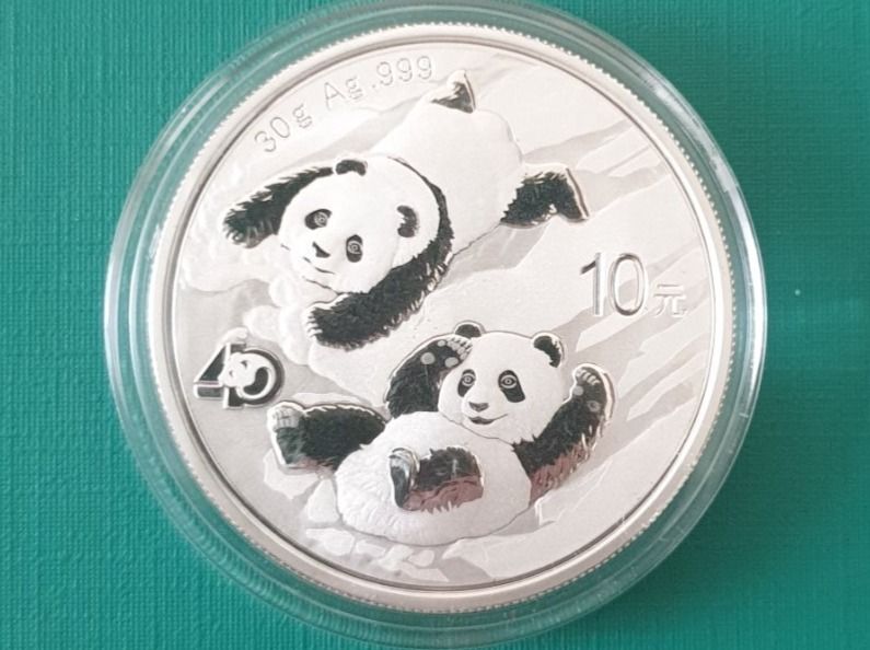China Panda 2022 stgl. 30Gr. Feinsilber in Originalkapsel! (Neu und originalverpackt) in Biel ...