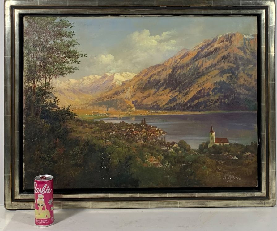 Rudolf Weiss (1846-1933) Brienz am Brienzersee Gemälde (Gebraucht) in ...