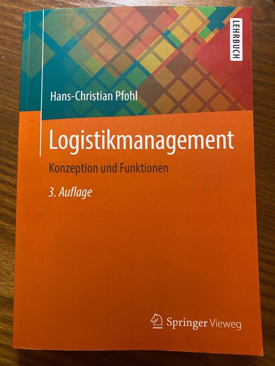 Logistikmanagement Hans-Christian Pfohl (Gebraucht) in Oberglatt ZH für CHF 1 – nur Abholung auf ...