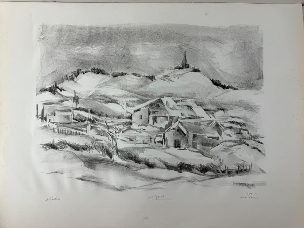 JEAN JACQUES GUT (1924-2002) Lithographie Handsigniert (Gebraucht) in Neuhausen am Rheinfall für ...