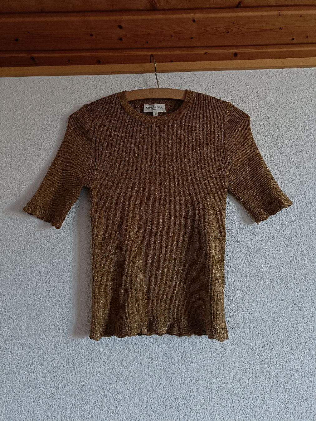 T-shirt Grace&Mila Paris doré Taille S (Neuf (Voir description)) à ...