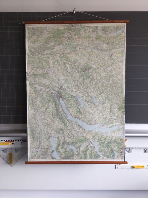 ZH/Schaffhausen Schulwandkarte | Kaufen auf Ricardo