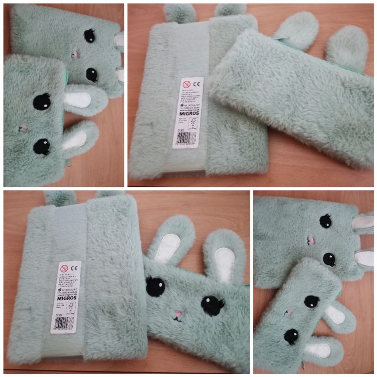 Kinder Geld Börse und Heft neu Hase für Mädchen im couvert (Neu (gemäss ...