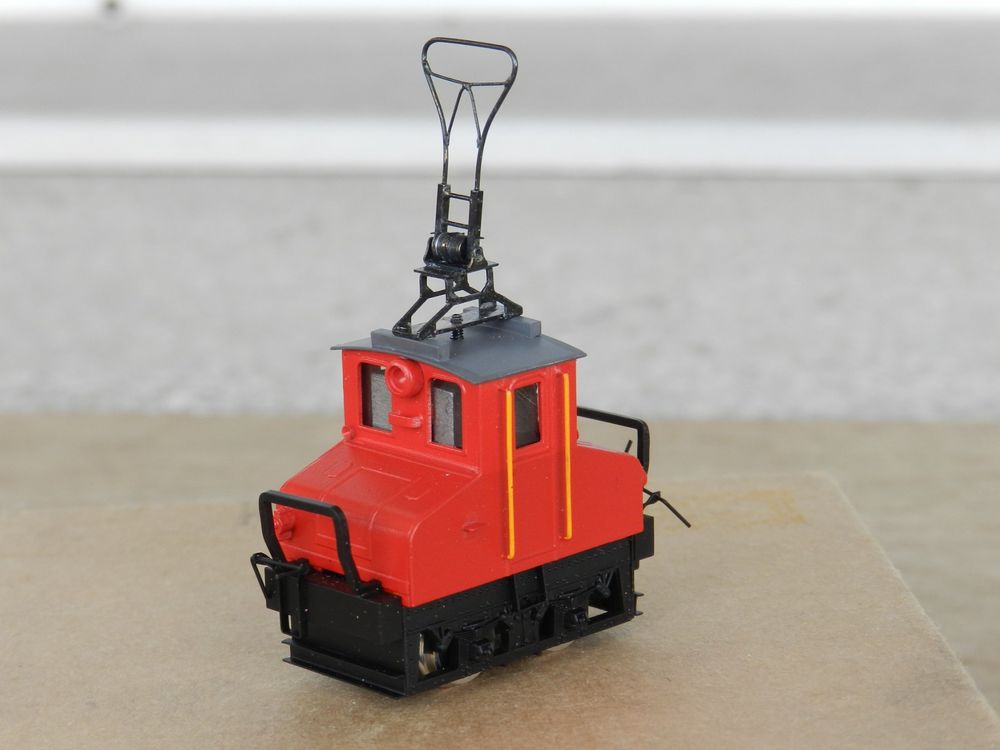 Hallinger H0e E-Lok (Werksbahn) Messing (Neu (gemäss Beschreibung)) in ...