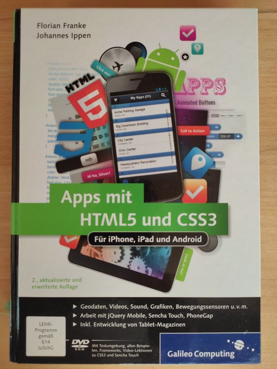 Apps mit HTML5 und CSS3 - Für iPhone, iPad und Android | Kaufen auf Ricardo