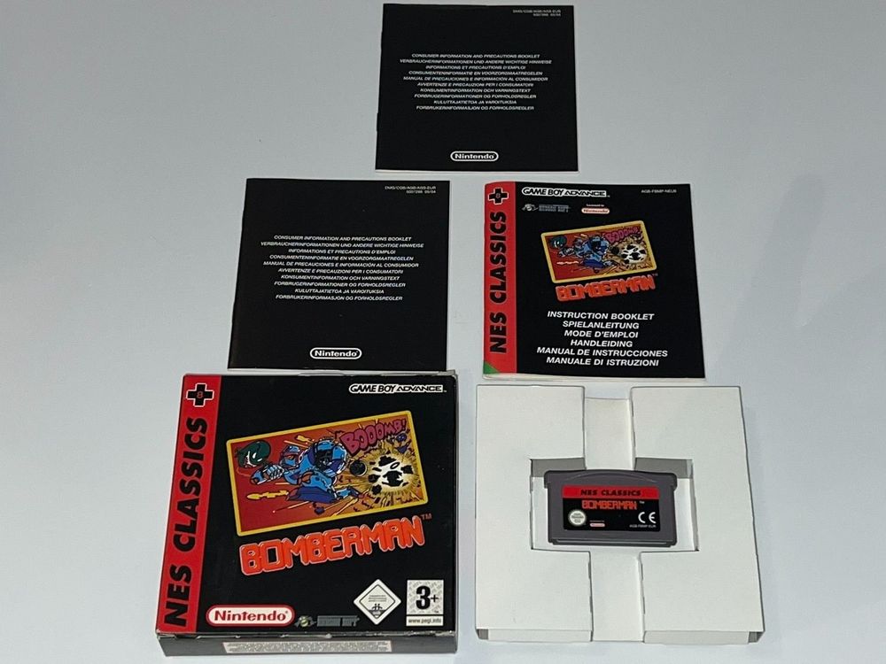 Game Boy Advance (GBA) Spiel - NES Classics: Bomberman (OVP) | Kaufen ...