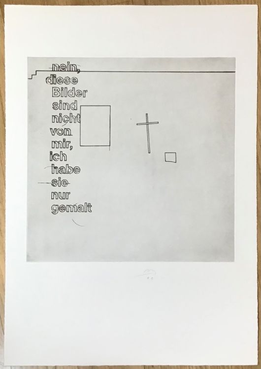 Urs DICKERHOF (1941) Sehr Seltener Radierung Handsigniert | Kaufen auf Ricardo