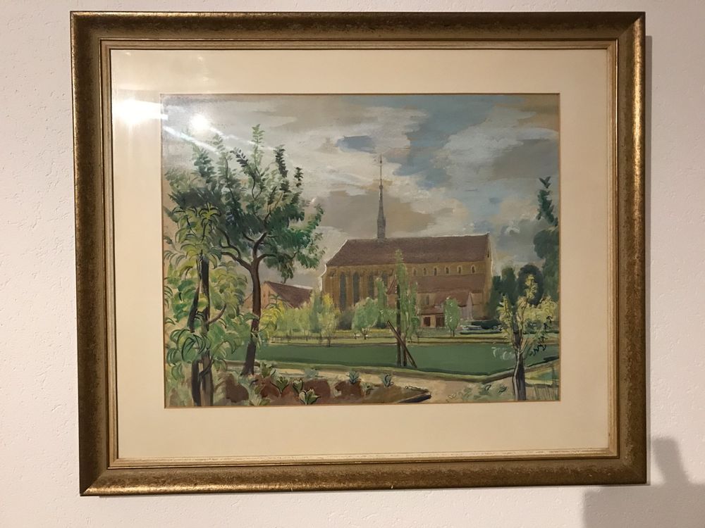Aquarell Gemälde Kloster Kirche Königsfelden Windisch (Gebraucht) in Bözberg für CHF 125 – mit ...
