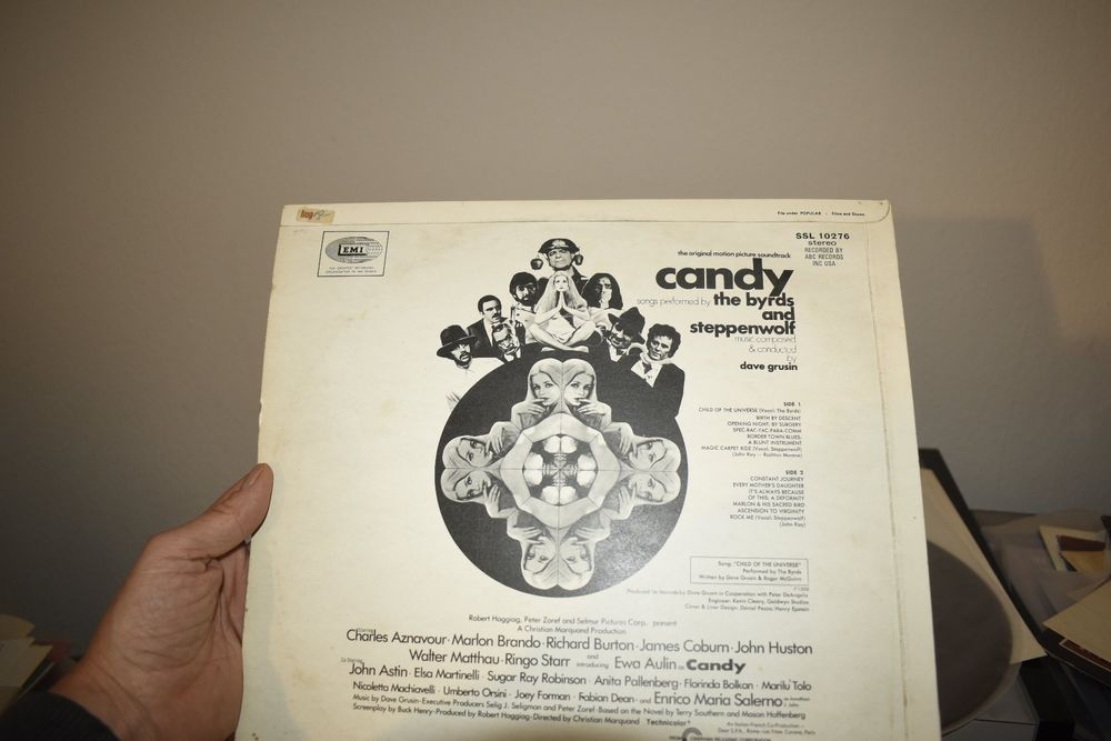 SOUNDTRACK Candy UK LP 1968 S Steppenwolf THE BYRDS grusin | Kaufen auf ...