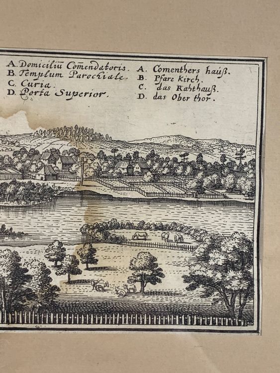 Matthäus Merian (1593-1650) Stich Mellingen (Gebraucht) in Root für CHF 10 – mit Lieferung auf ...