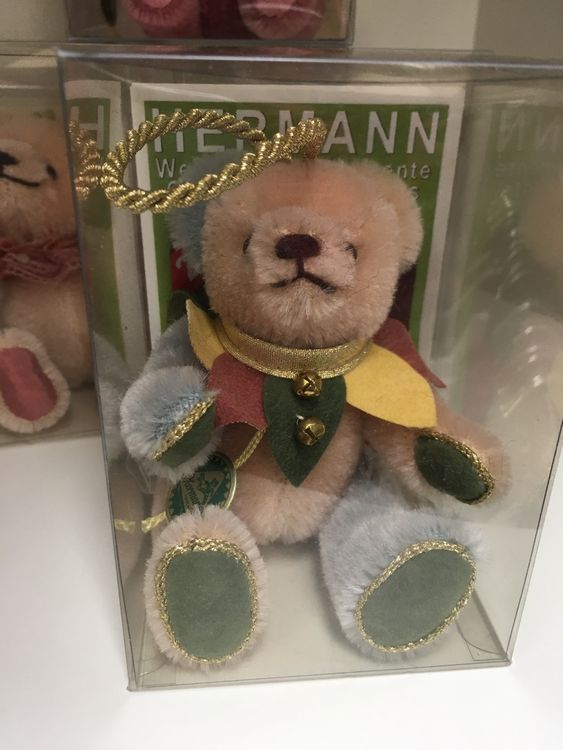 Hermann Coburg Mini Teddy Jester Christmas Ornament Lim 500 (Neu und ...