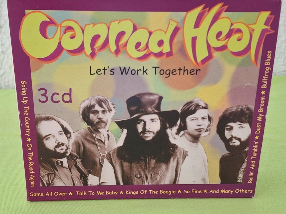 3CD Canned Heat - Let's Work Together ( Live + Studio Tracks (Gebraucht ...